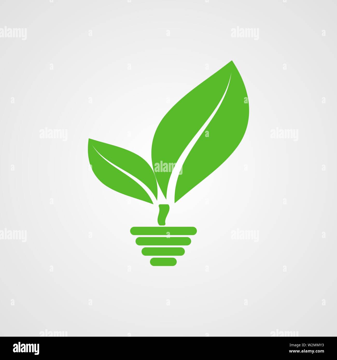 Lamp leaf style icon. Vector eps10 illustration Stock Vector Image ...