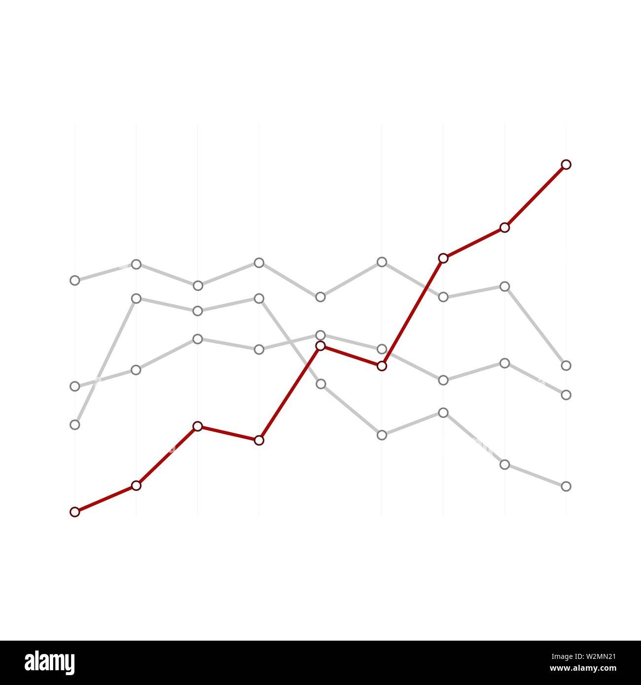 Graph financial chart. business concept background illustration Stock ...