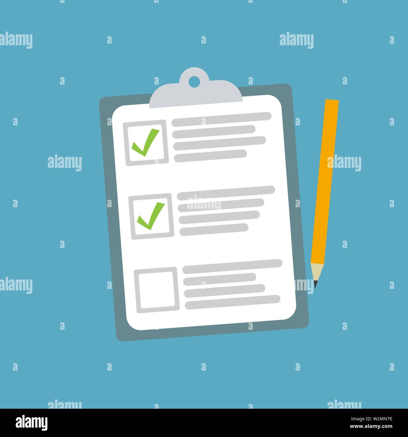 Planning clipboardicon check mark icon. Vector eps10 Stock Vector Image ...
