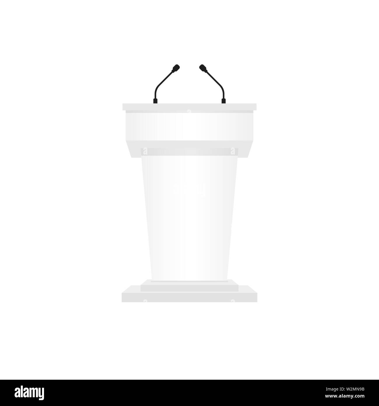 Podium microphone stage Black and White Stock Photos & Images - Alamy