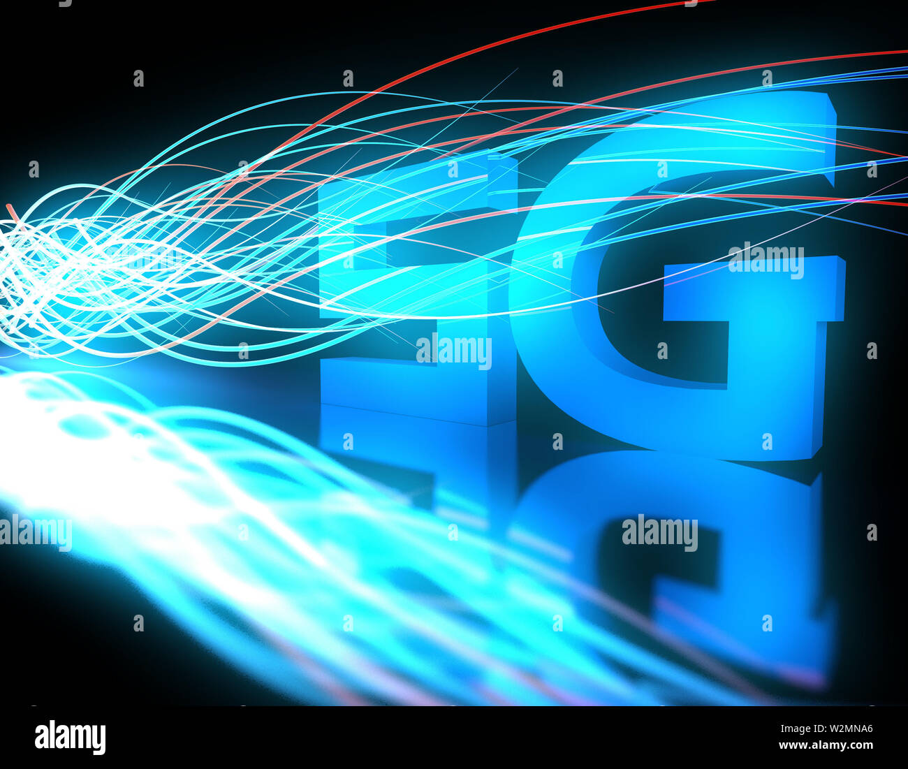 5G network technology, data transmission Stock Photo - Alamy