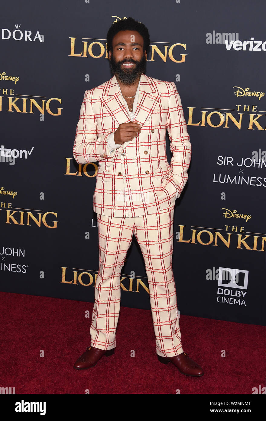 July 9, 2019 - Hollywood, California, U.S. - Donald Glover arrives for ...