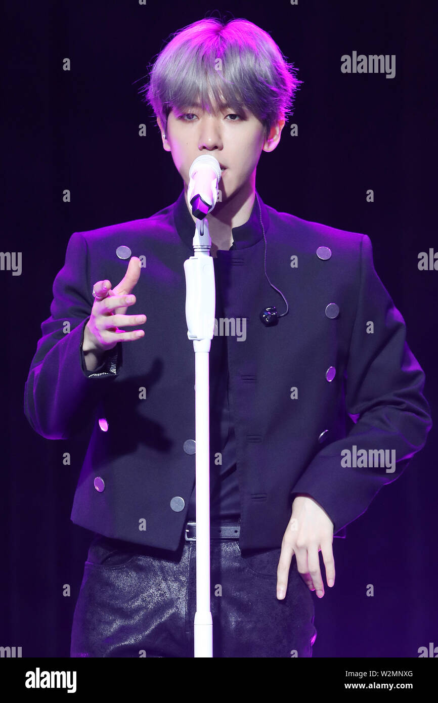 10th July, 2019. S. Korean singer Baekhyun Baekhyun, a member of South ...