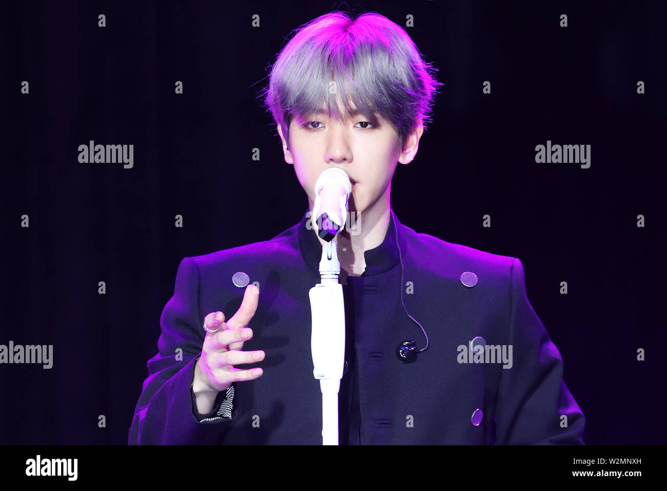 10th July, 2019. S. Korean singer Baekhyun Baekhyun, a member of South ...