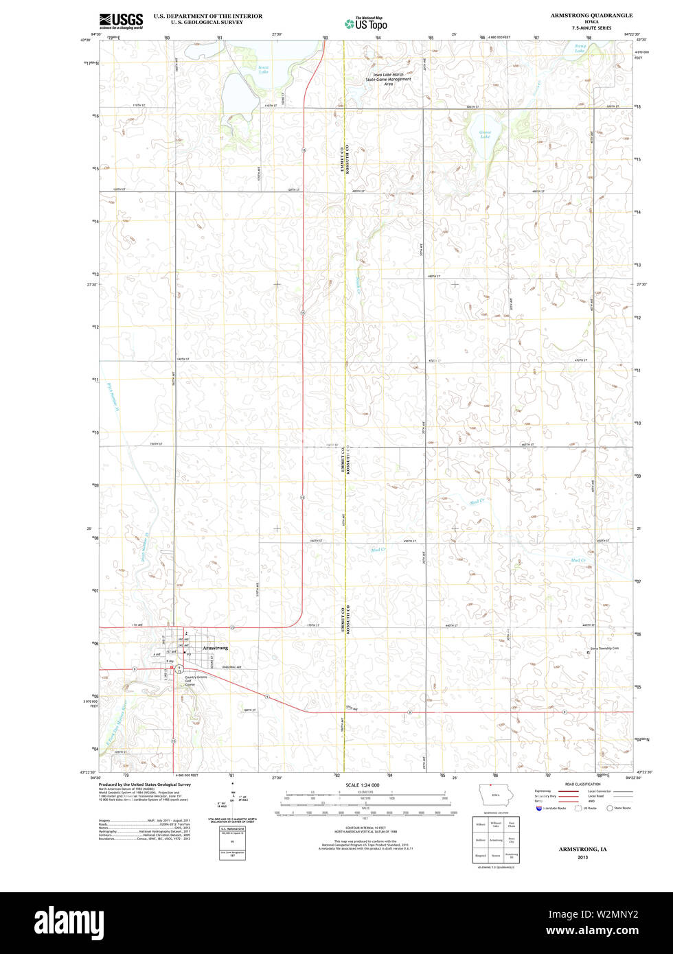 Map of armstrong Cut Out Stock Images & Pictures - Alamy