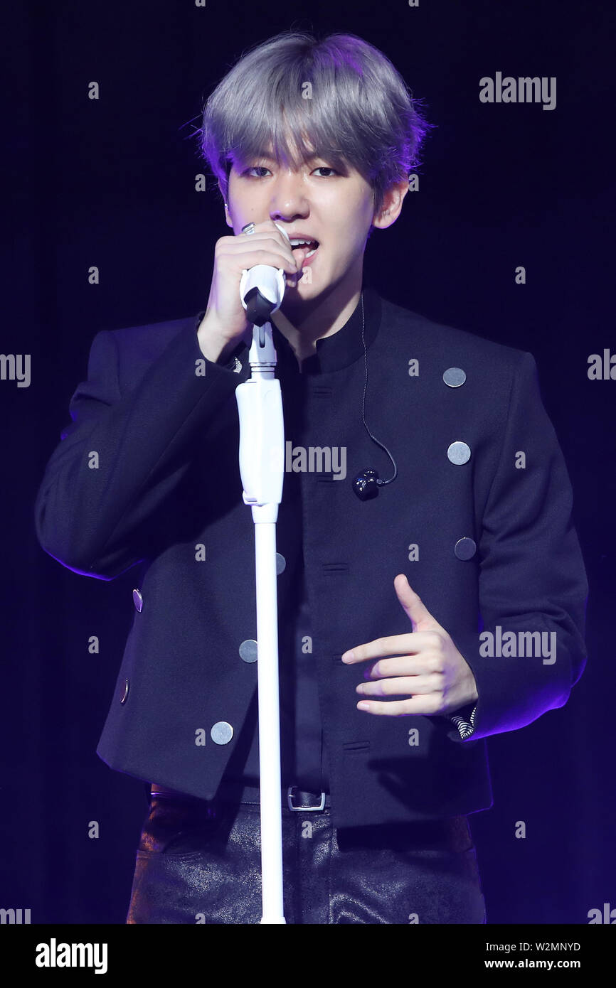 10th July, 2019. S. Korean singer Baekhyun Baekhyun, a member of South ...