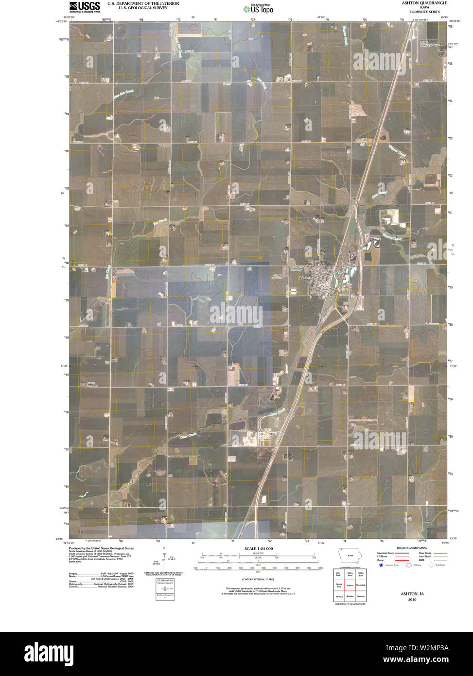 Ashton map Cut Out Stock Images & Pictures - Alamy