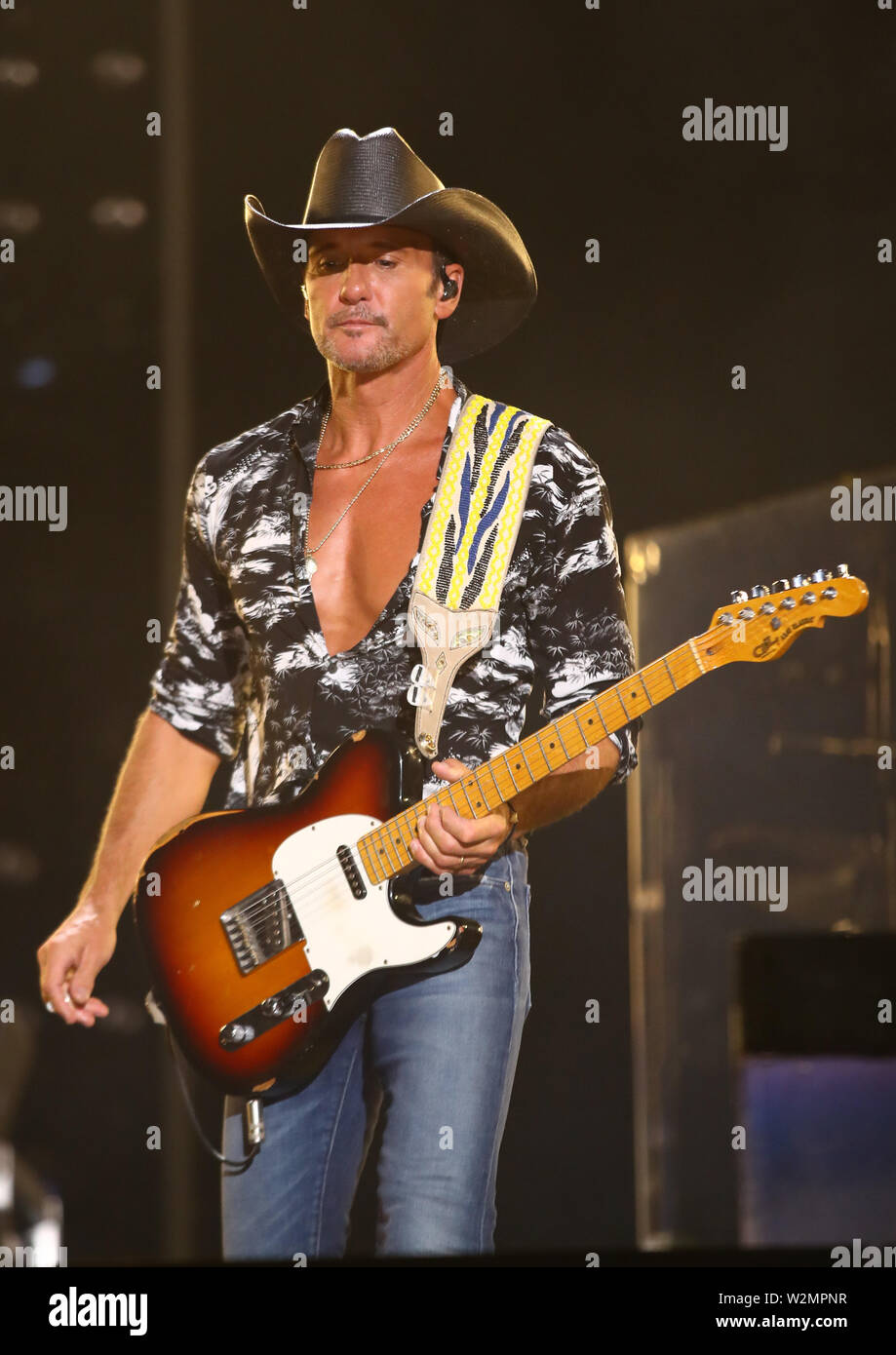 2019 CMA Music Festival Day 3 concerts at Nissan stadium Featuring: Tim ...