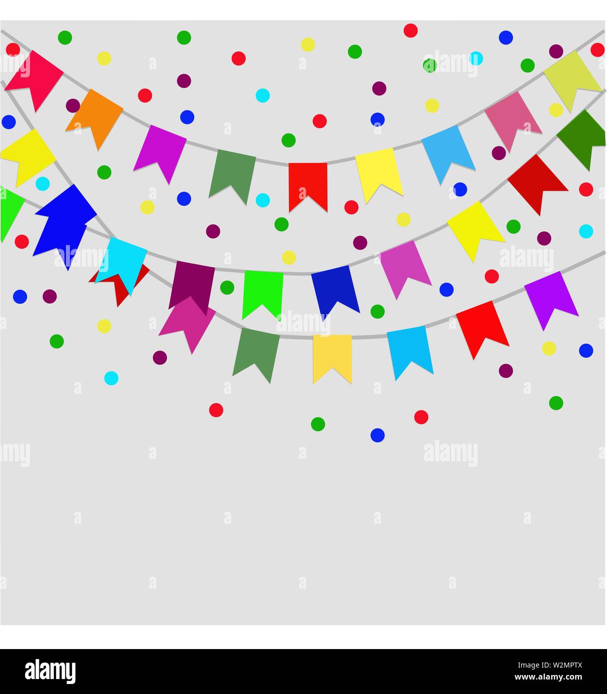 Celebrate flags set. Vector holidays illustration. Eps10 Stock Vector ...