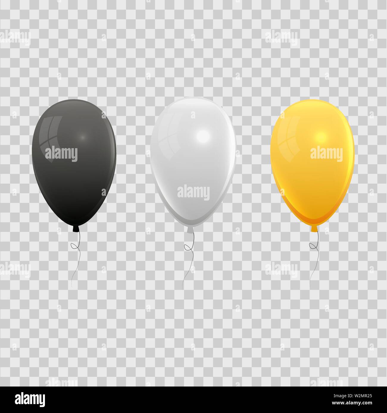 Set realistic air helium Stock Vector Images - Alamy