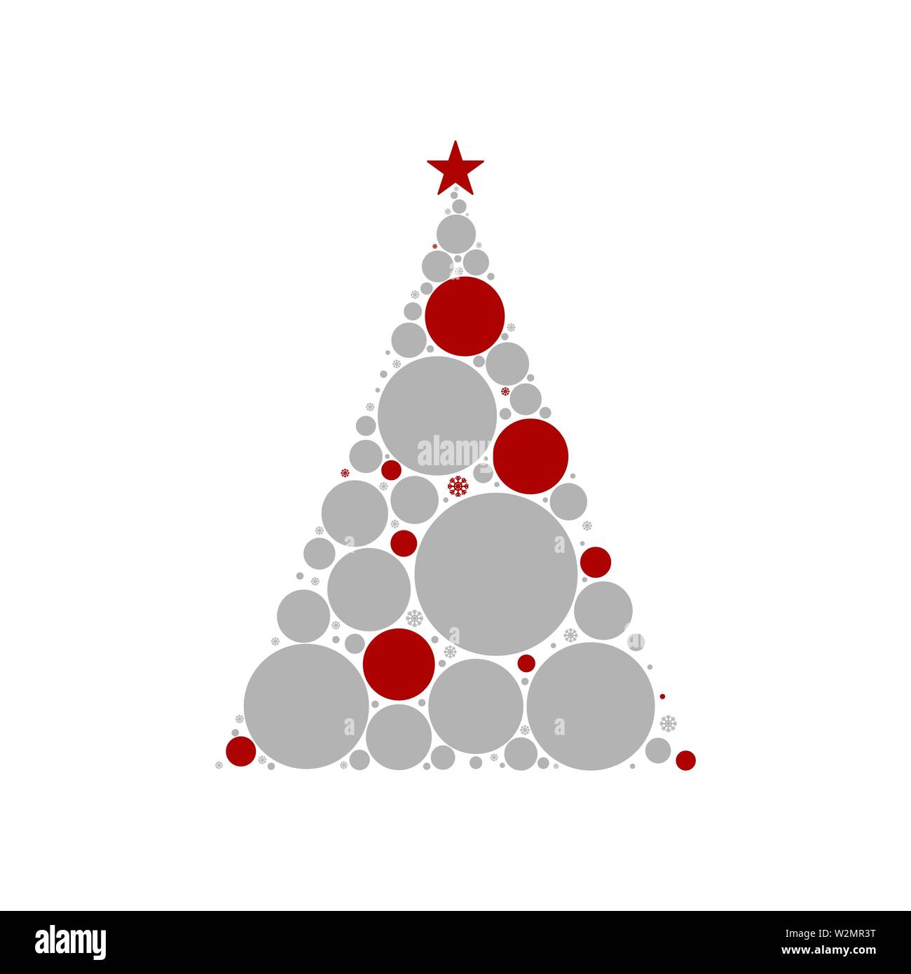 Christmas tree circle style. Vector illustration eps10 Stock Vector ...
