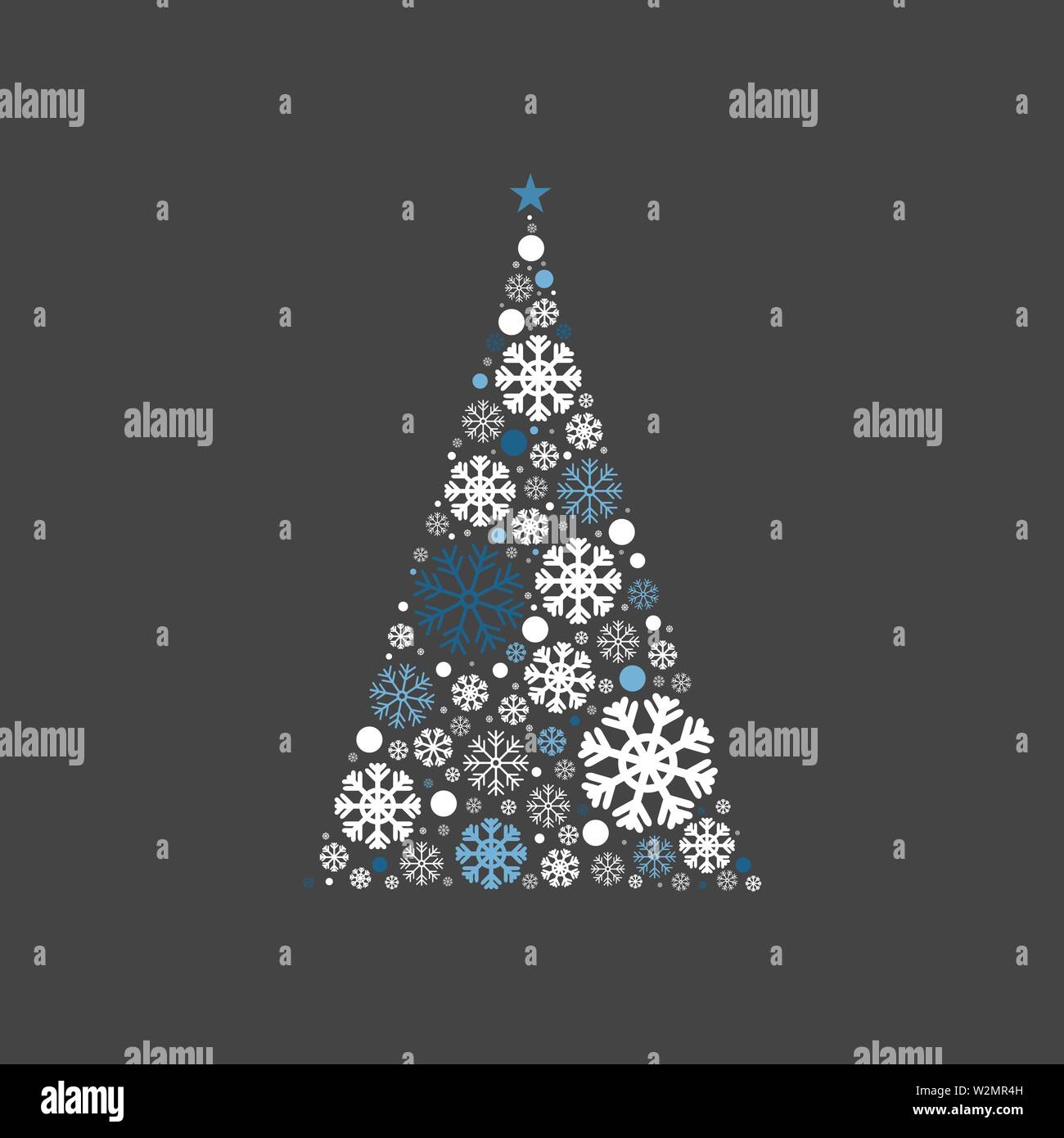 Christmas tree light style on dark background Stock Vector Image & Art ...