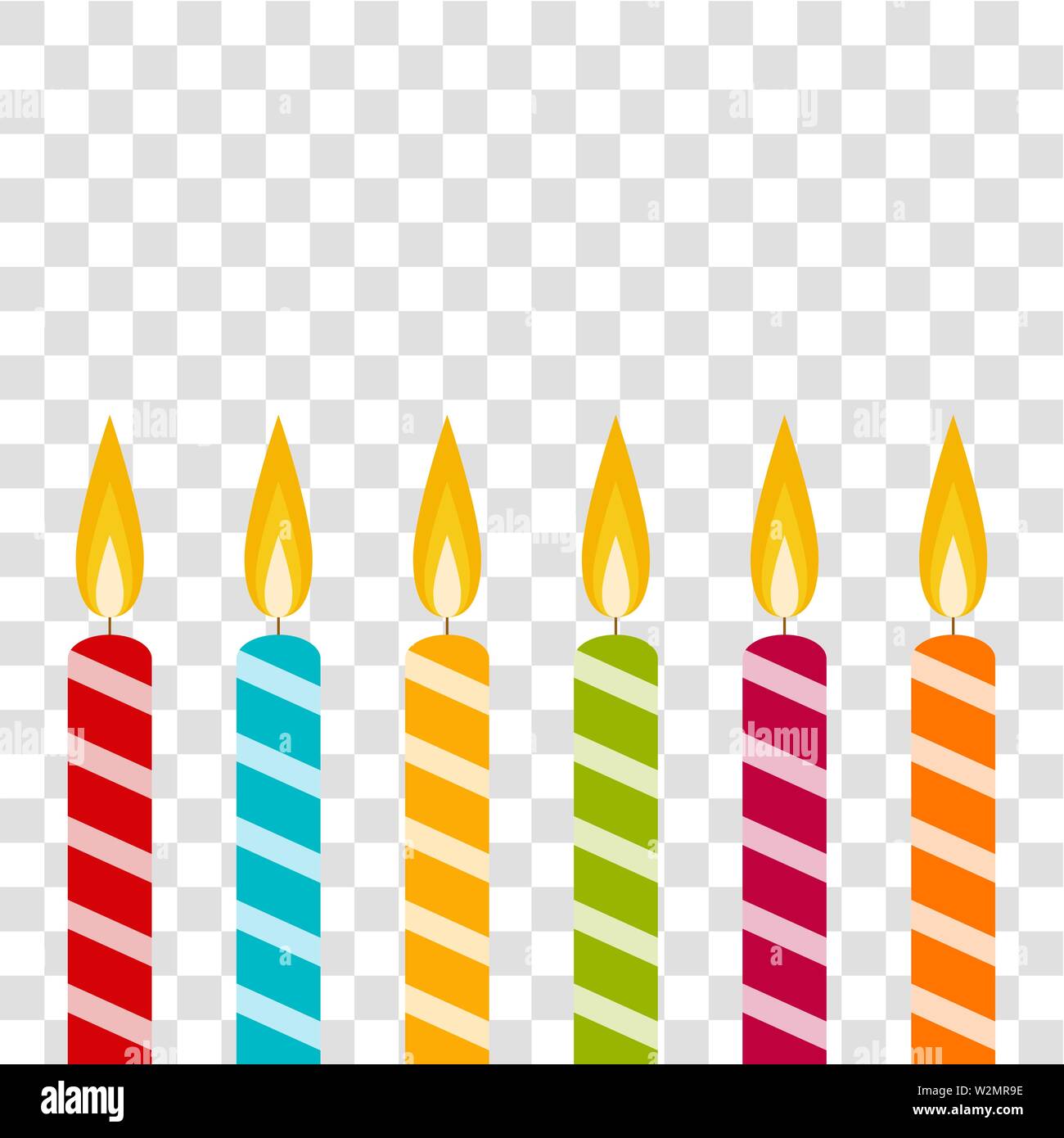 Candle icons set. vector holiday illustration eps10 Stock Vector Image ...