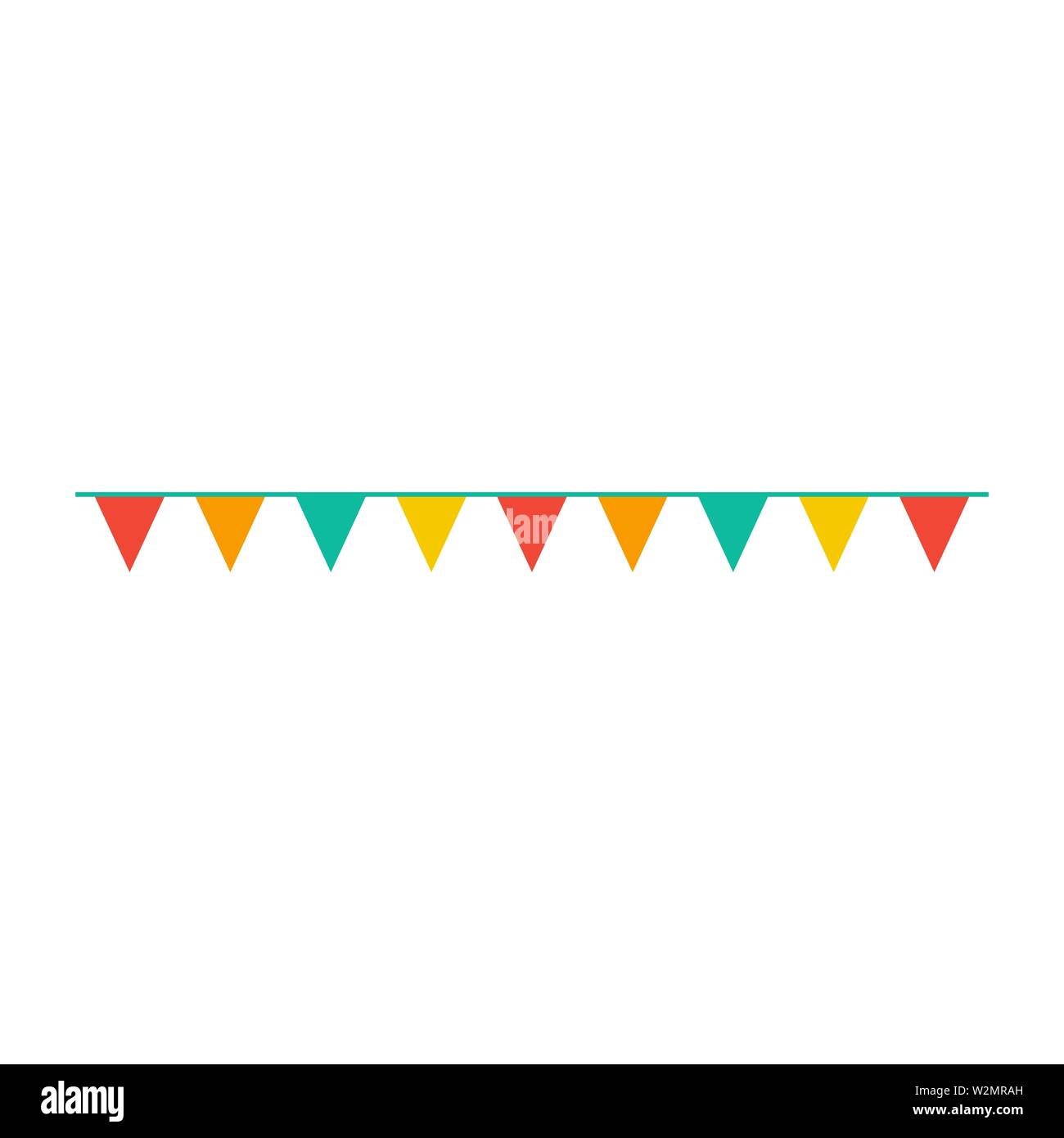 Celebrate flags set. Vector holidays illustration. Eps10 Stock Vector ...