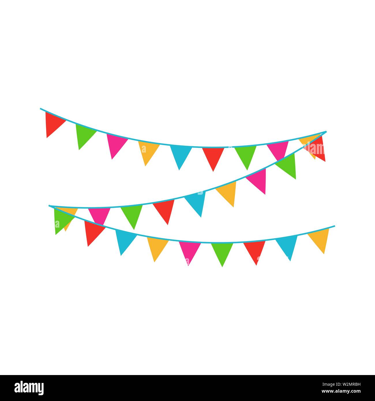 Celebrate flags set. Vector holidays illustration. Eps10 Stock Vector ...