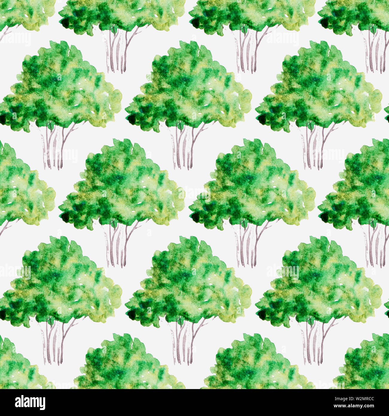 Seamless tree pattern hi-res stock photography and images - Alamy