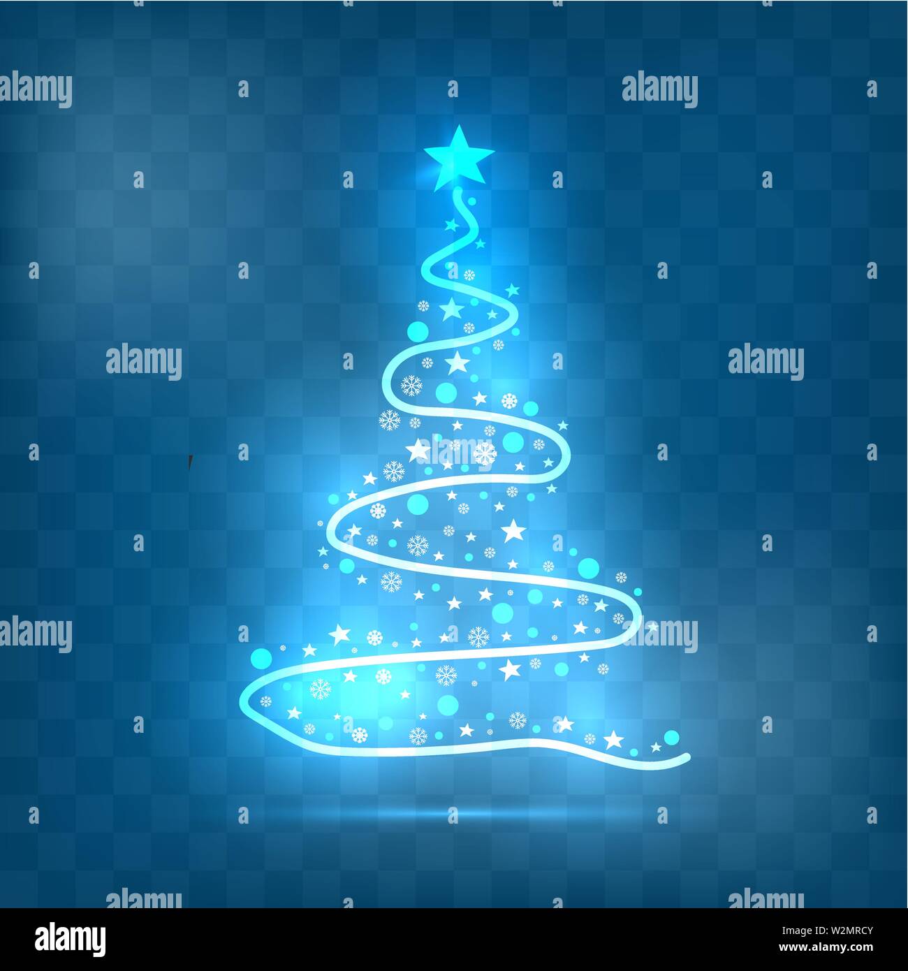 Christmas tree light style on dark background Stock Vector Image & Art ...