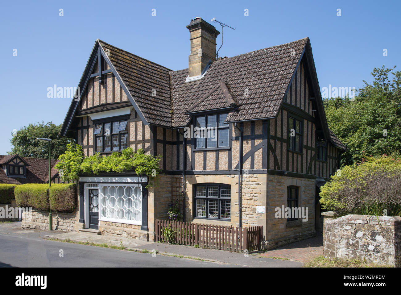 lovely old houses in bolney village in west sussex Stock Photo - Alamy