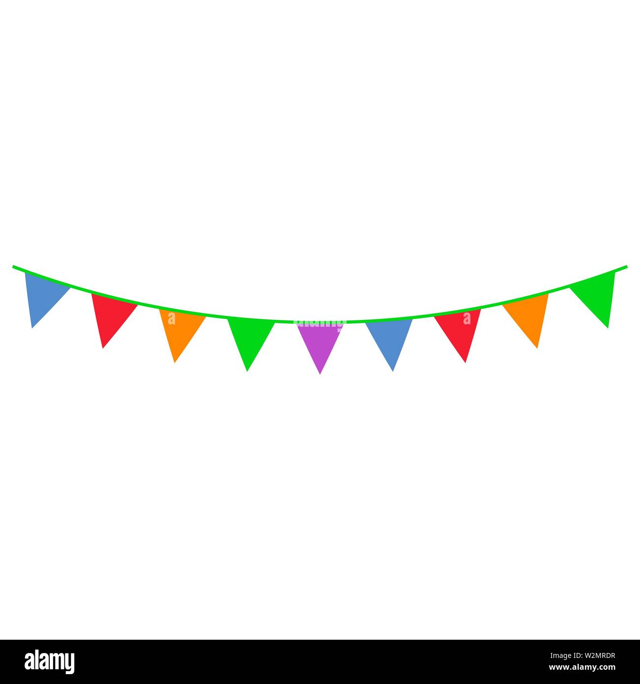 Celebrate flags set. Vector holidays illustration. Eps10 Stock Vector ...