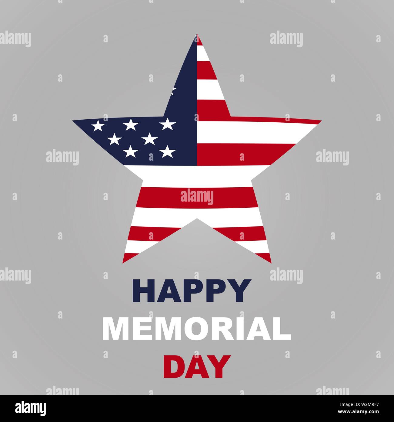 Memorial day back with stars. Vector eps10 Stock Vector Image & Art - Alamy