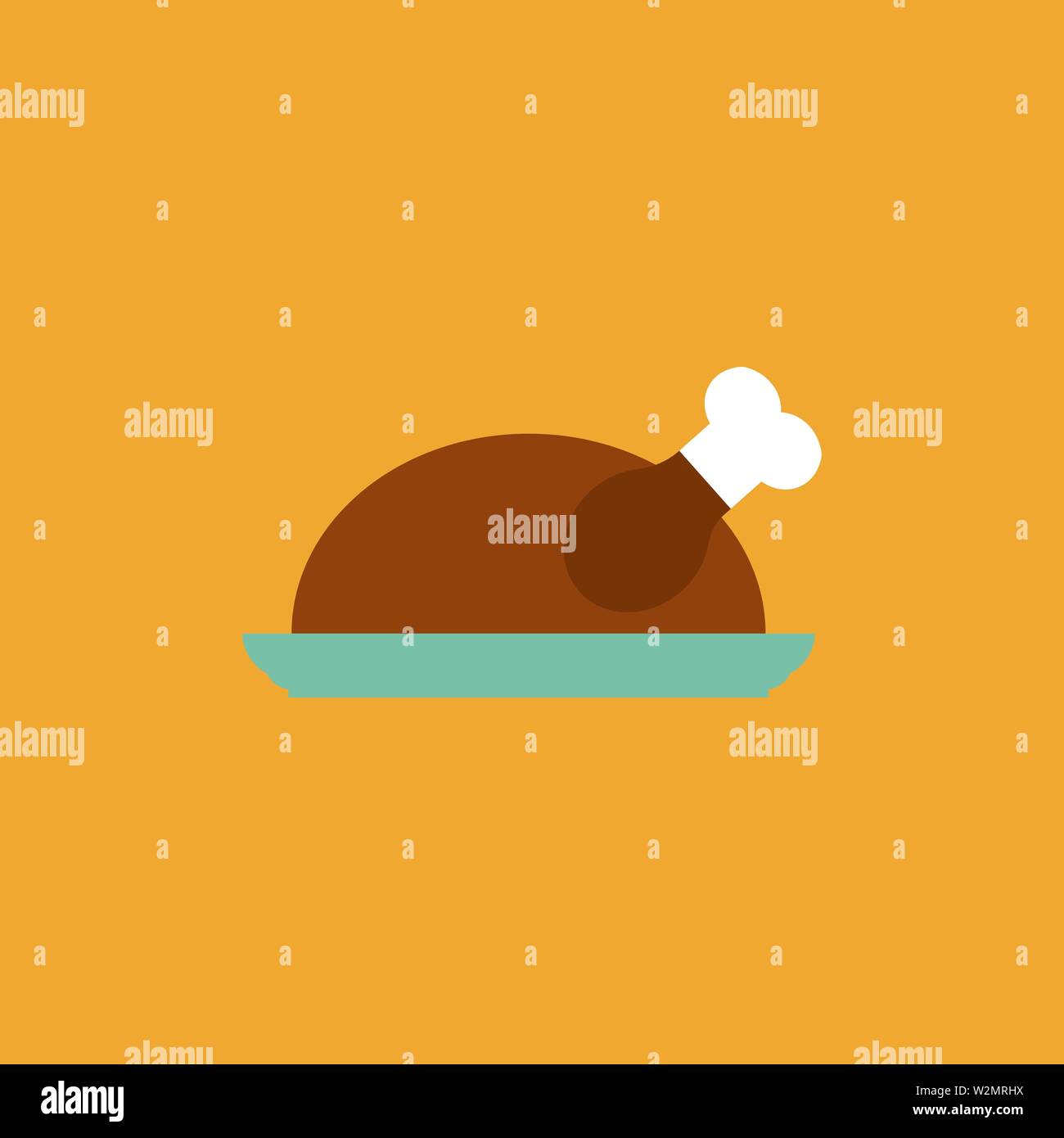 Happy thanksgiving day roasted Stock Vector Images - Alamy