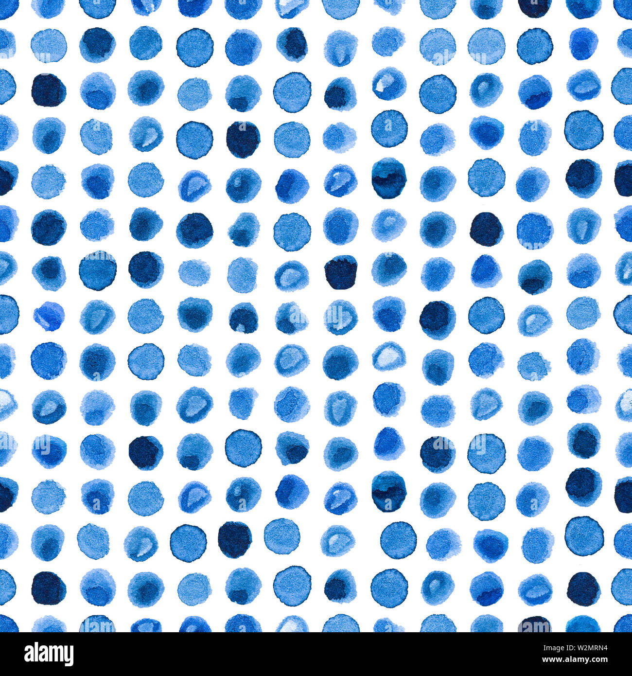 Watercolor seamless pattern background with hand drawn circles Stock ...