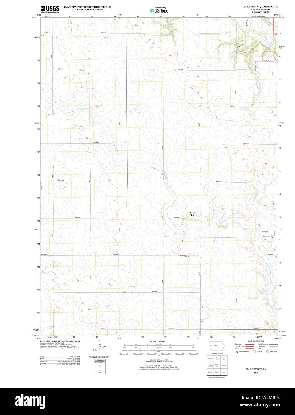 Map of bagley hi-res stock photography and images - Alamy