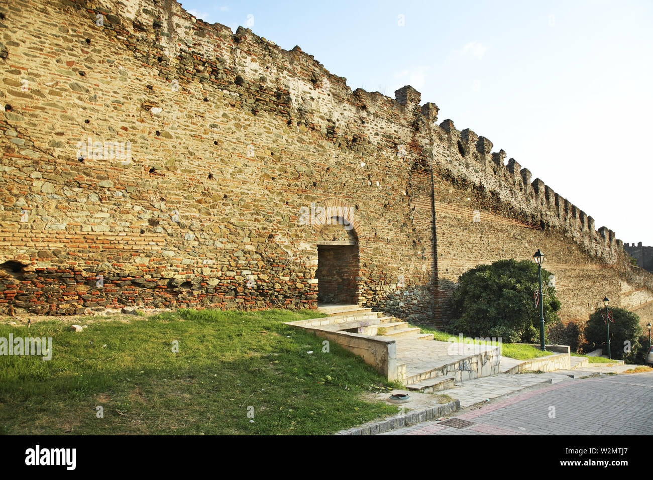 City walls in Thessaloniki. Greece Stock Photo - Alamy
