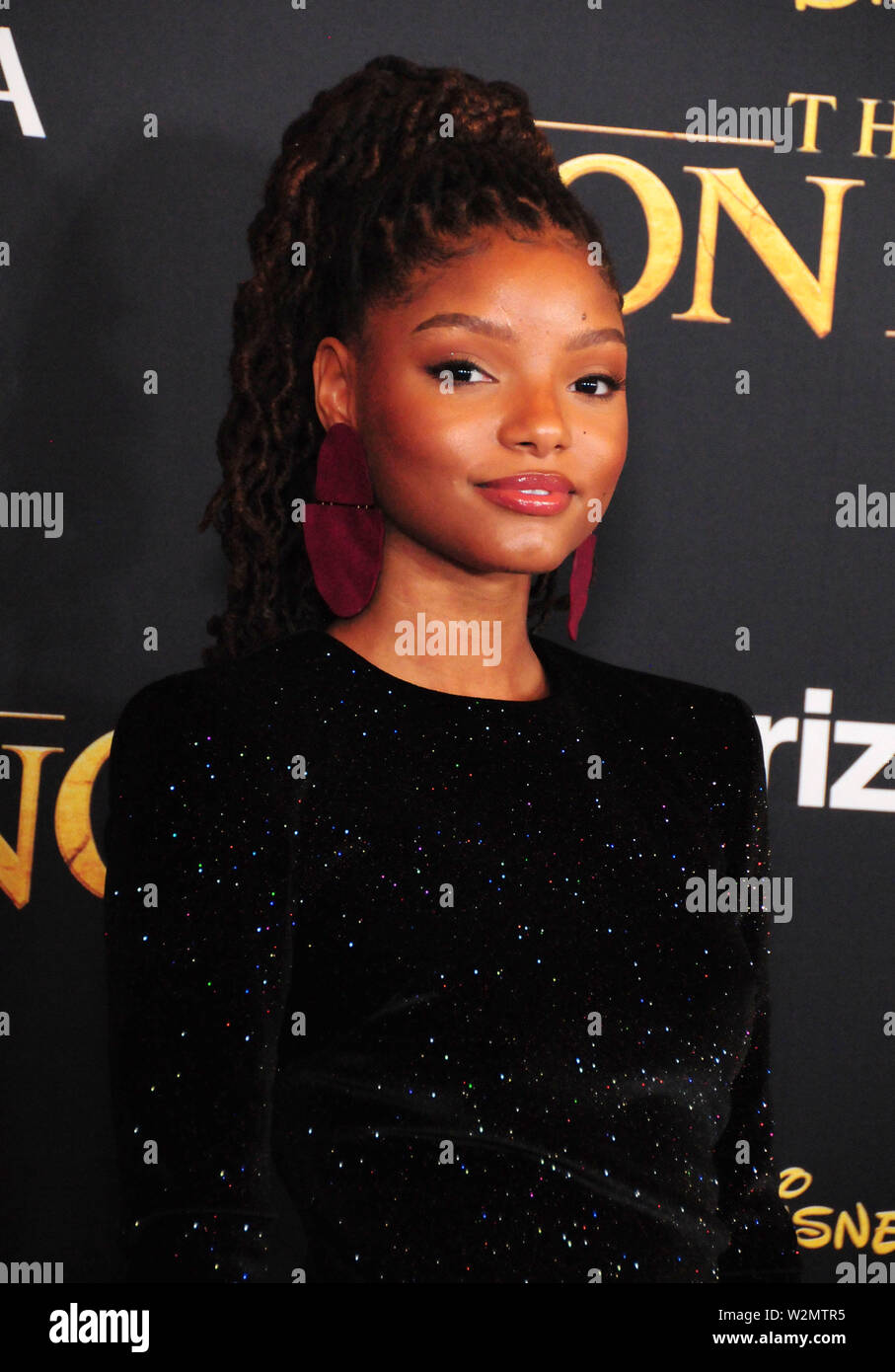 Hollywood, California, USA 9th July 2019 Singer Halle Bailey of Chloe X ...