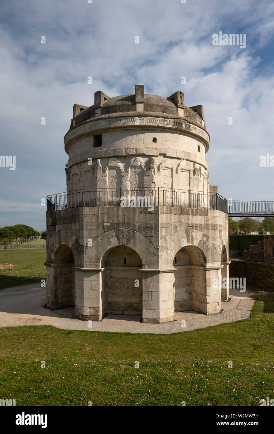 Ravenna, Mausoleum des Theoderich, Mausoleo di Teodorico, vor 526 ...