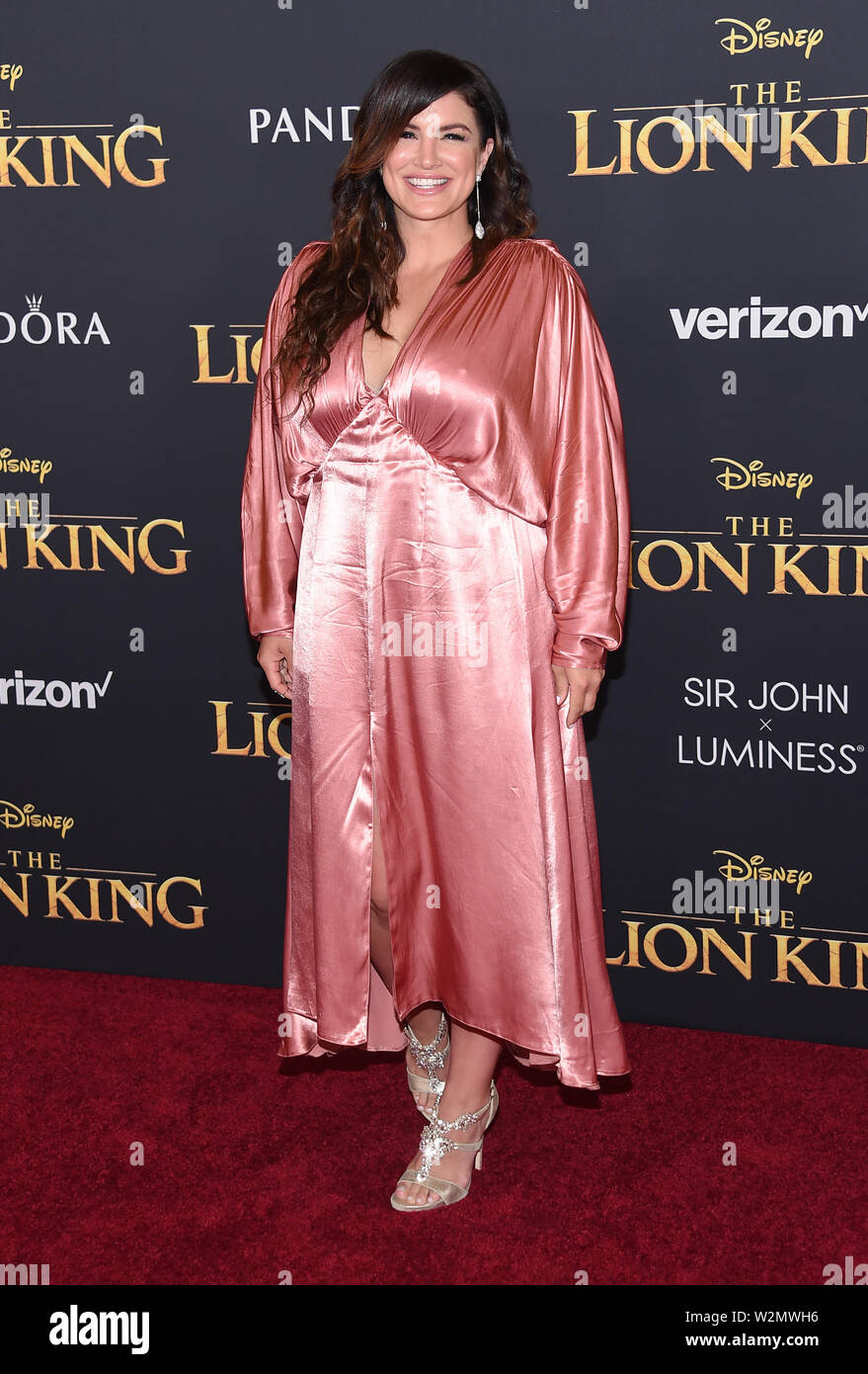 July 9, 2019 - Hollywood, California, U.S. - Gina Carano arrives for ...