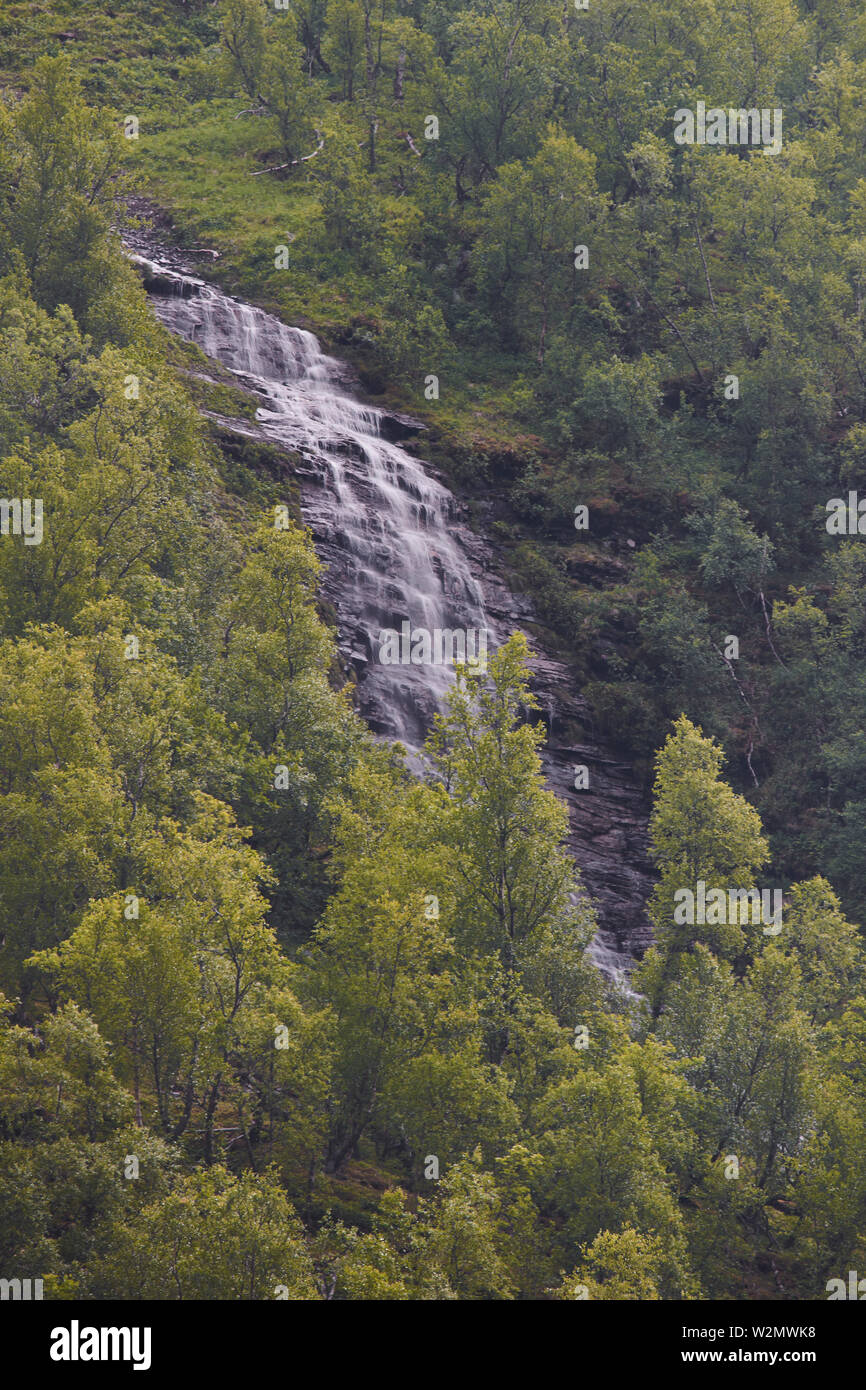 Waterfall in Signaldalen, Norway Stock Photo - Alamy