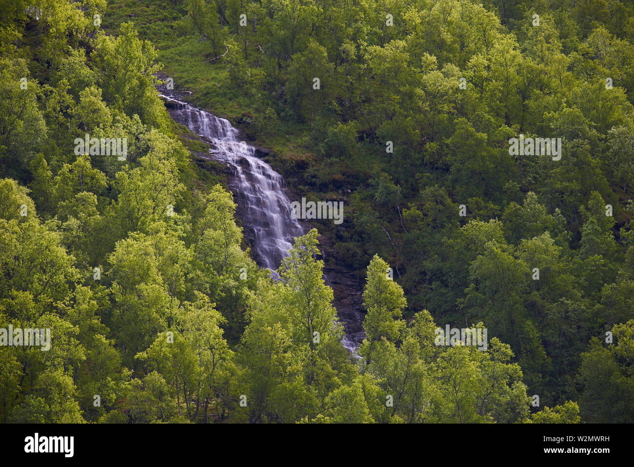 Waterfall in Signaldalen, Norway Stock Photo - Alamy