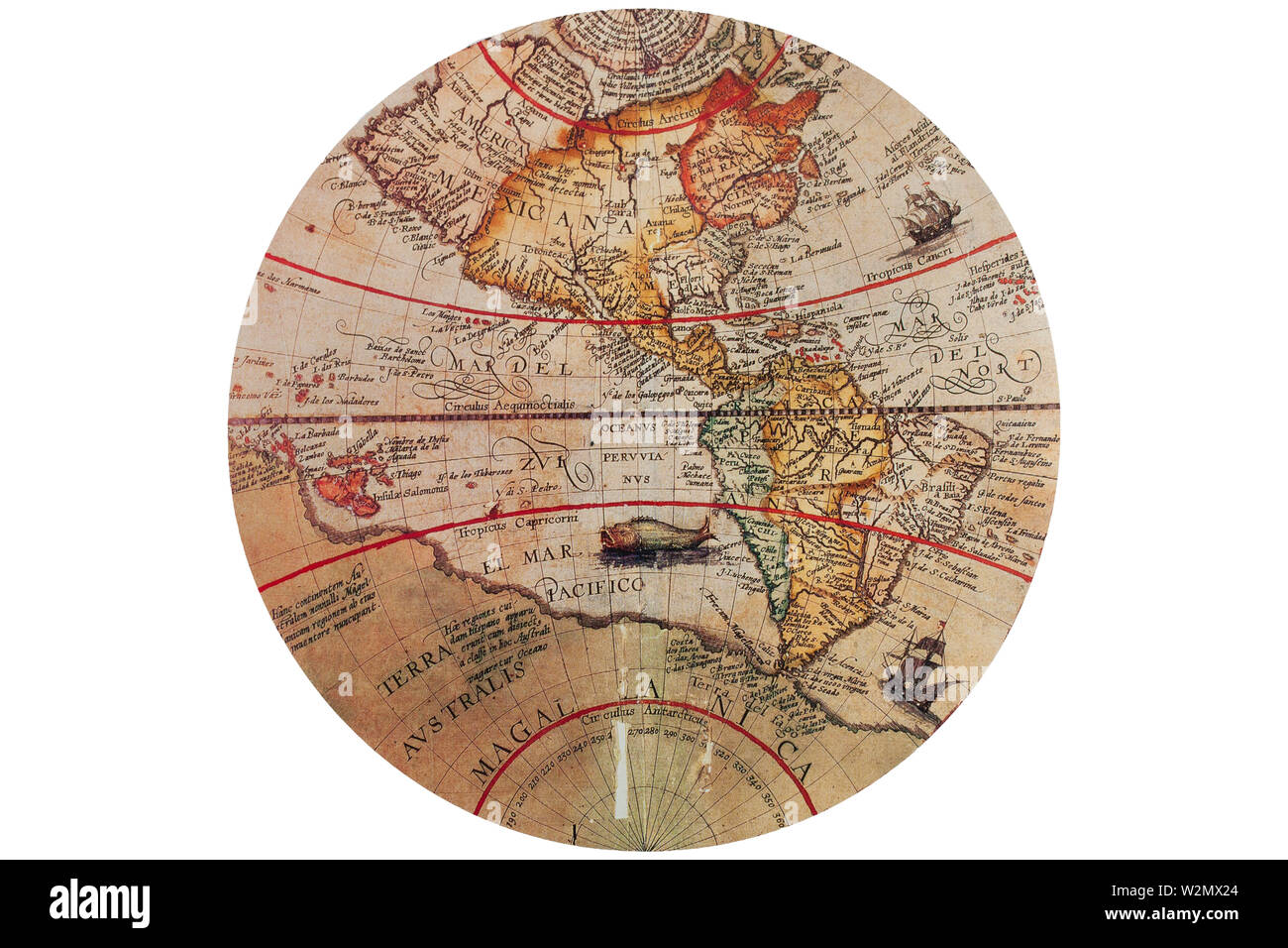 Map Of The Americas High Resolution Stock Photography and Images - Alamy