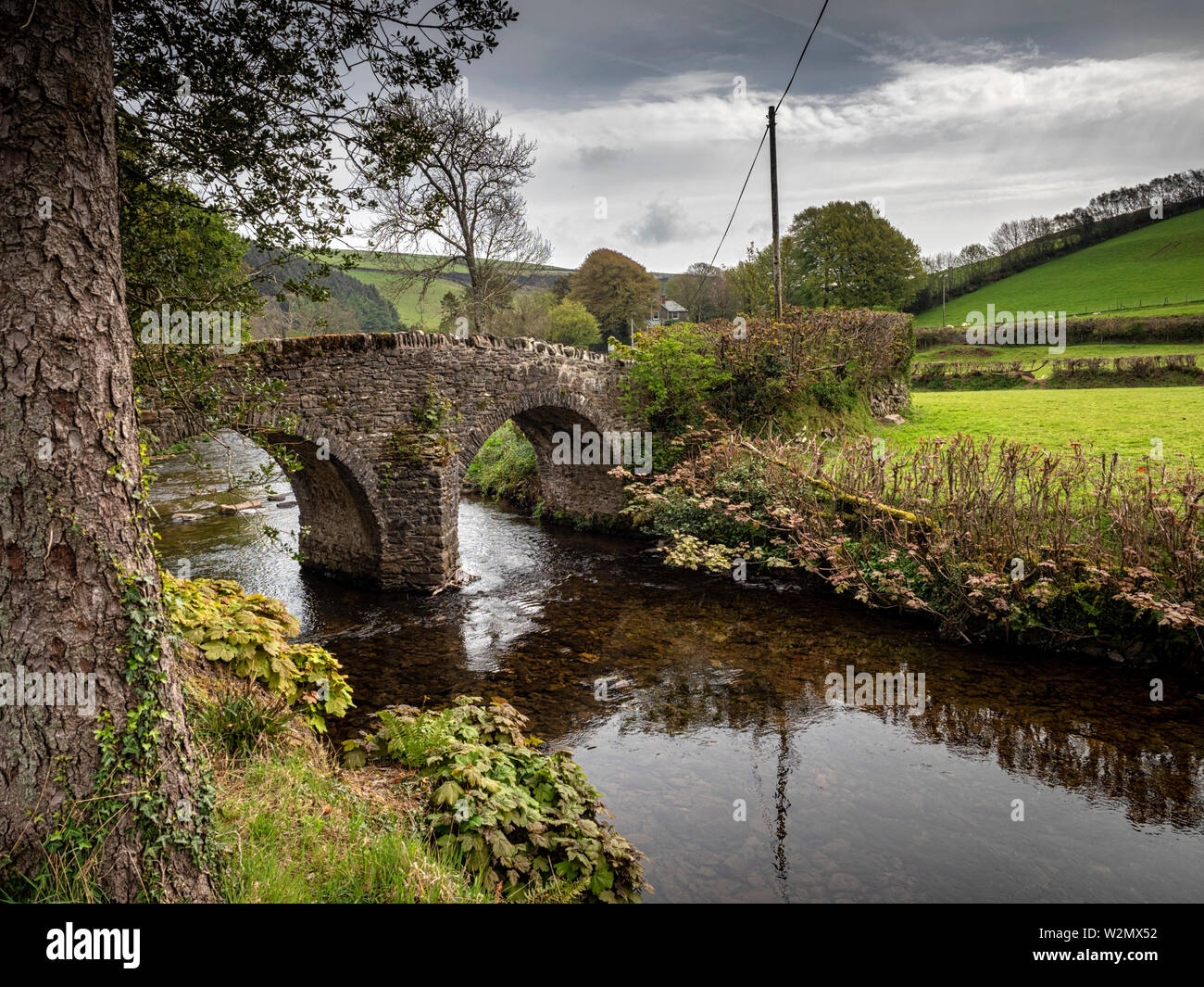 Bridge over river at lorna doone hi-res stock photography and images ...