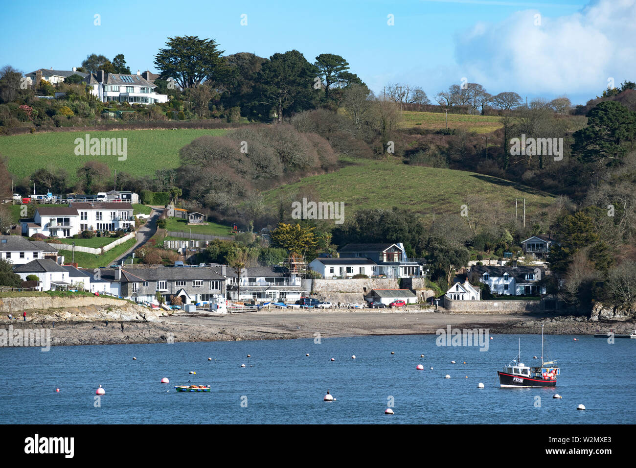 Helford Passage Cornwall England Uk High Resolution Stock Photography ...