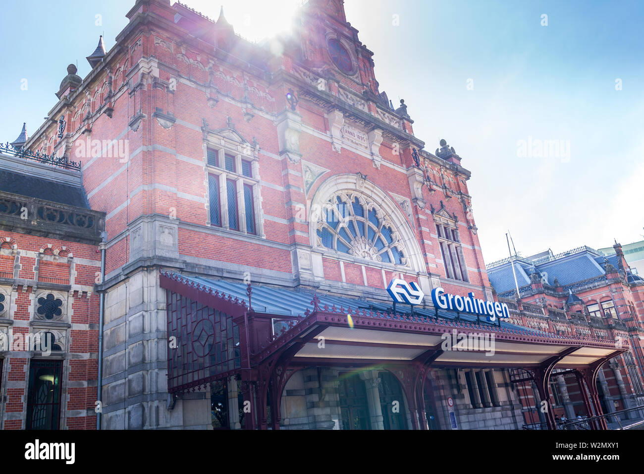 Beautiful Building in Groningen Stock Photo - Alamy