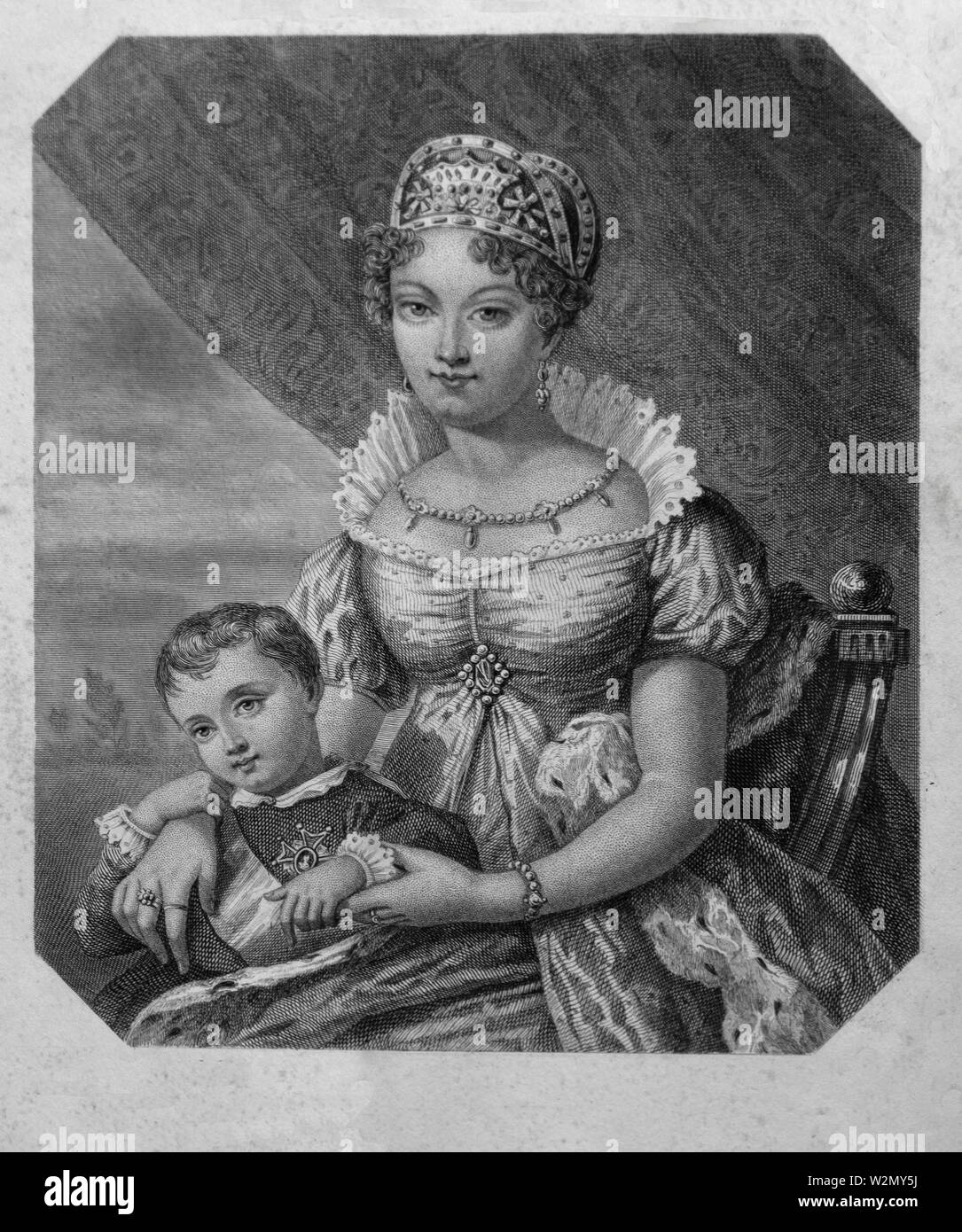 Maria ludovica leopoldina franziska therese josepha lucia hi-res stock ...