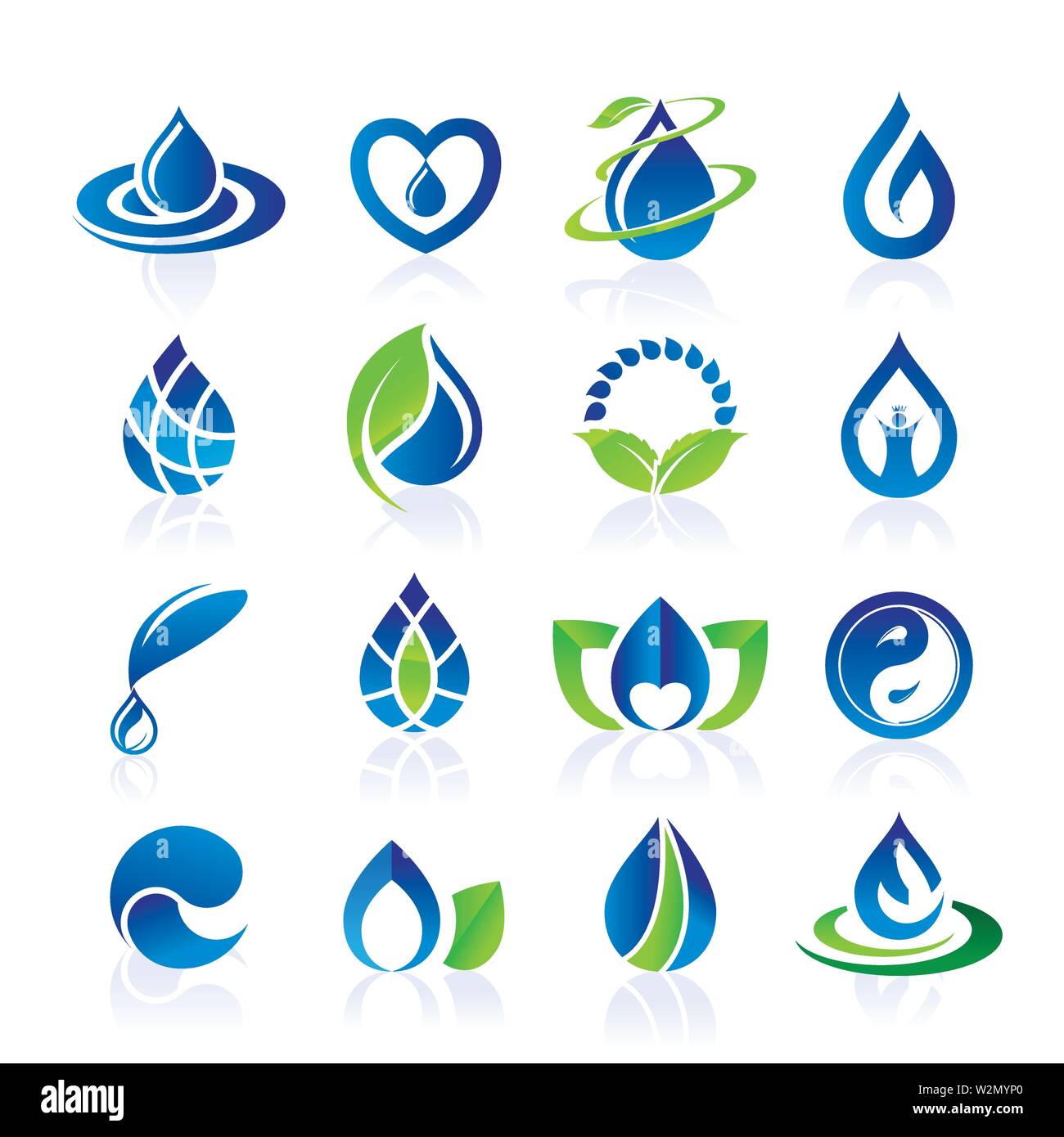 Water icon set Stock Vector Image & Art - Alamy