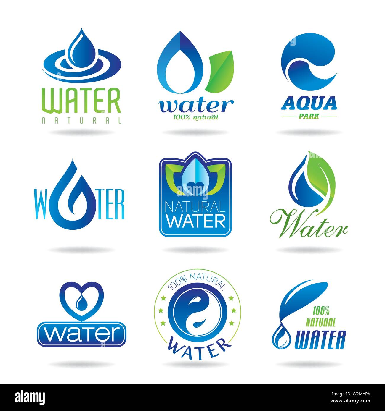 Water icon set Stock Vector Image & Art - Alamy