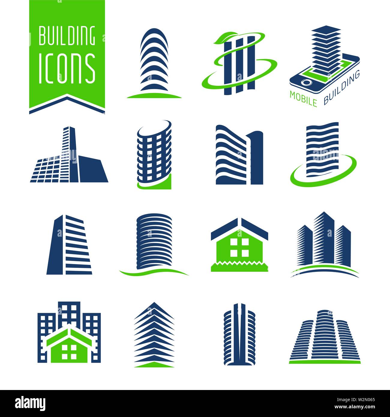 Building and construction icon set Stock Vector Image & Art - Alamy