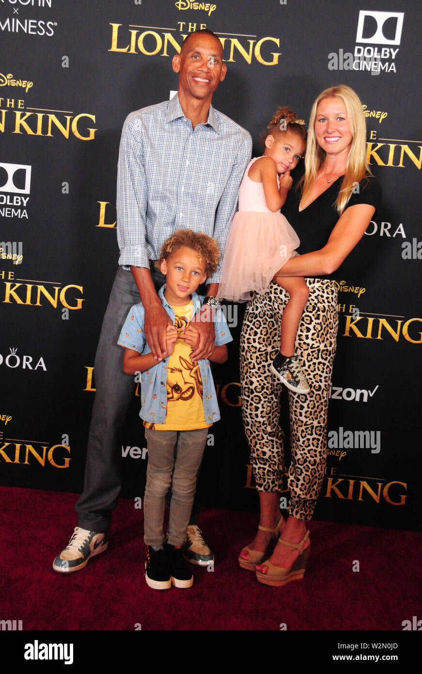 Hollywood, California, USA 9th July 2019 Basketball player Reggie ...
