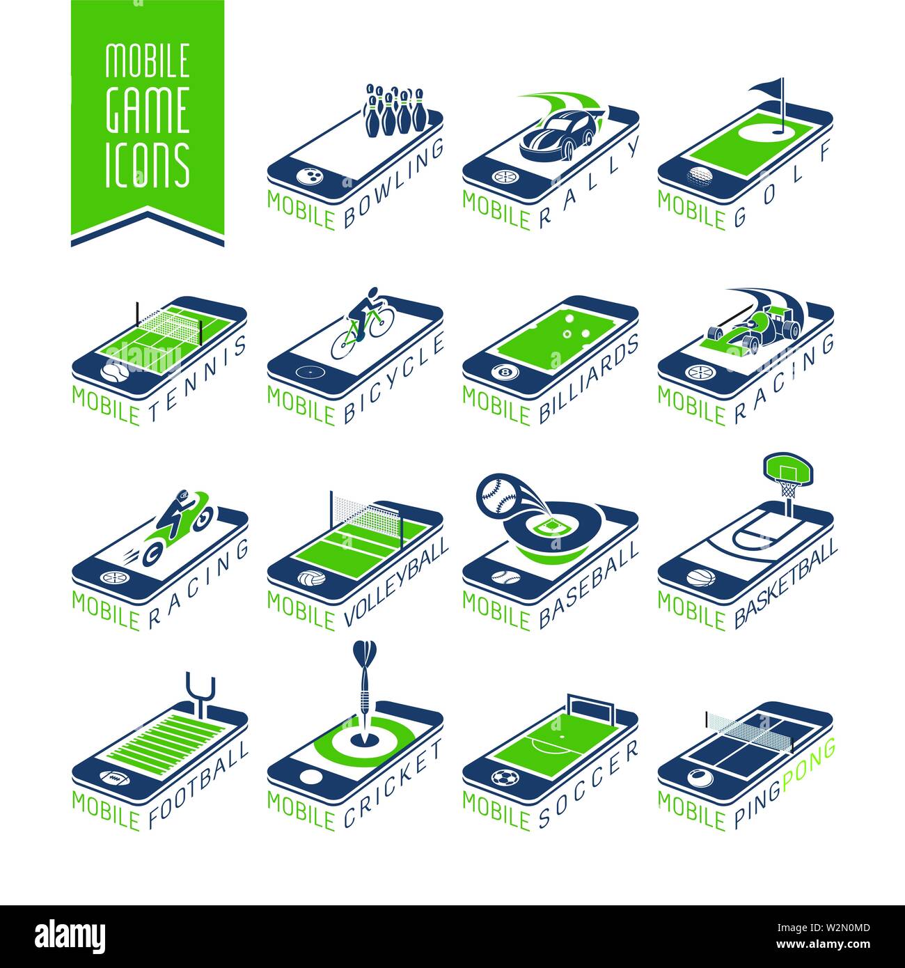 Games icon Stock Vector Images - Alamy