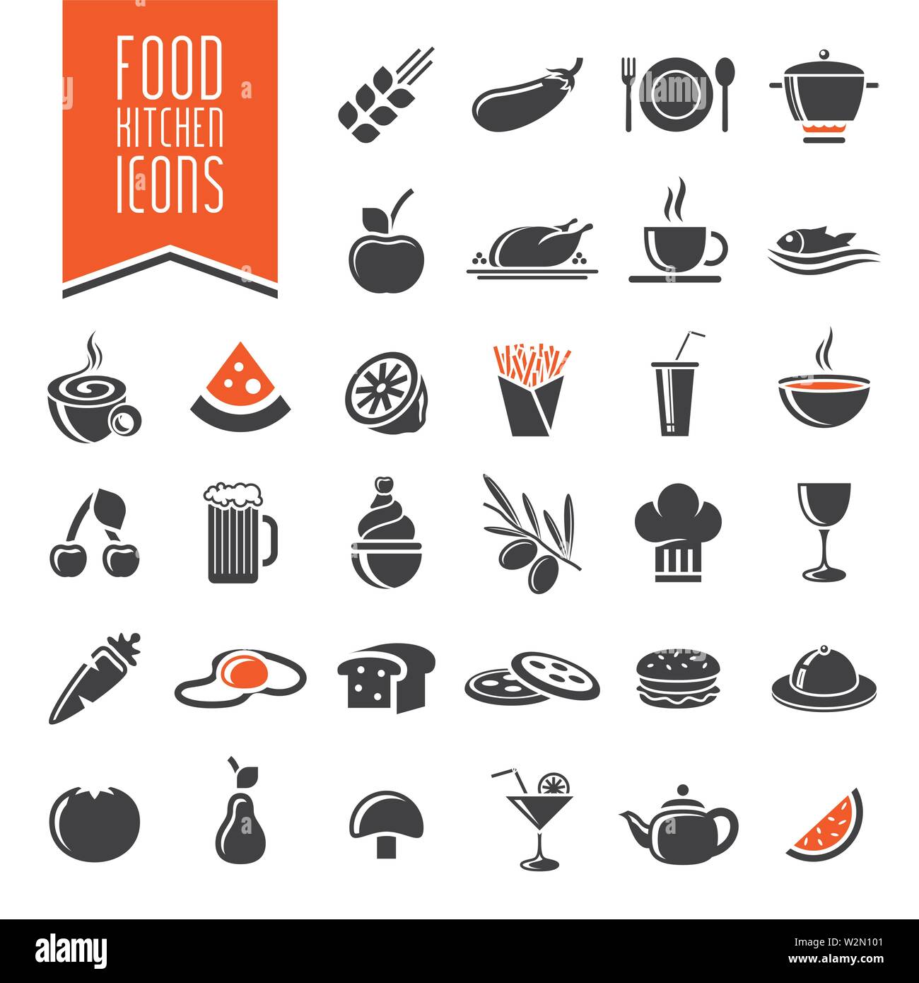 Foam spoons Stock Vector Images - Alamy