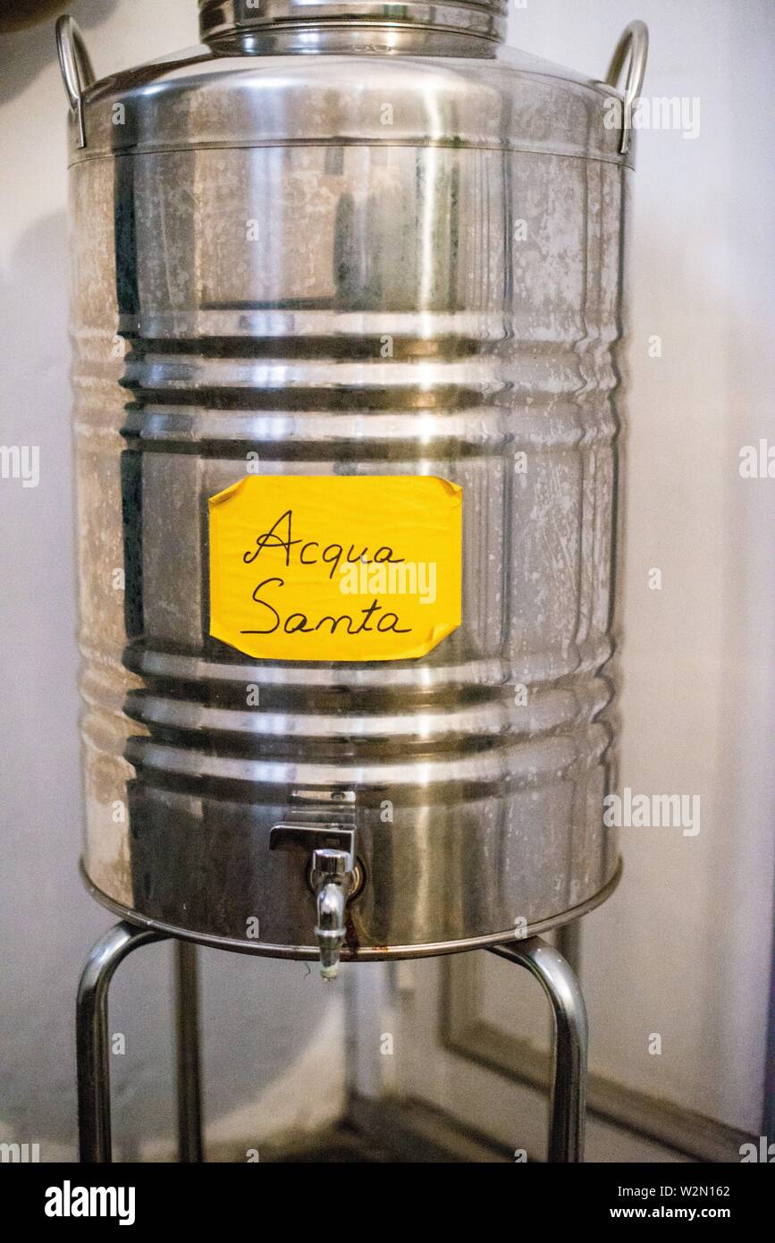 Holy water container hi-res stock photography and images - Alamy