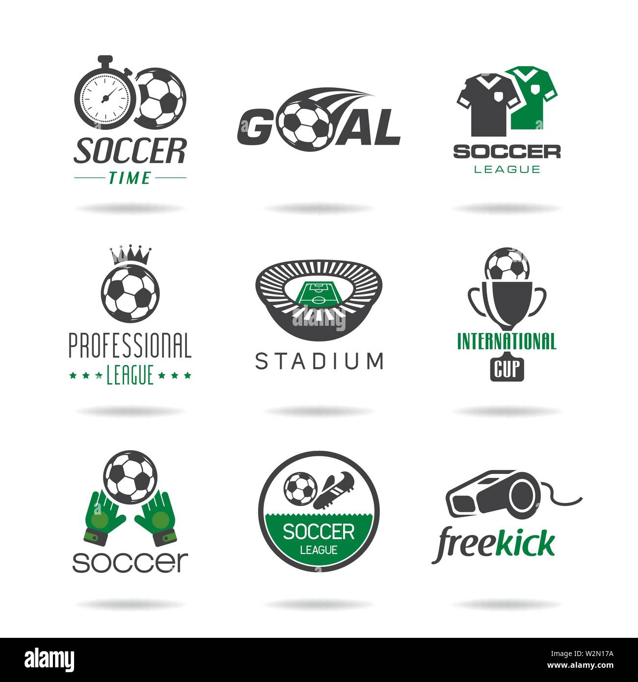 Billboard soccer football Stock Vector Images - Alamy