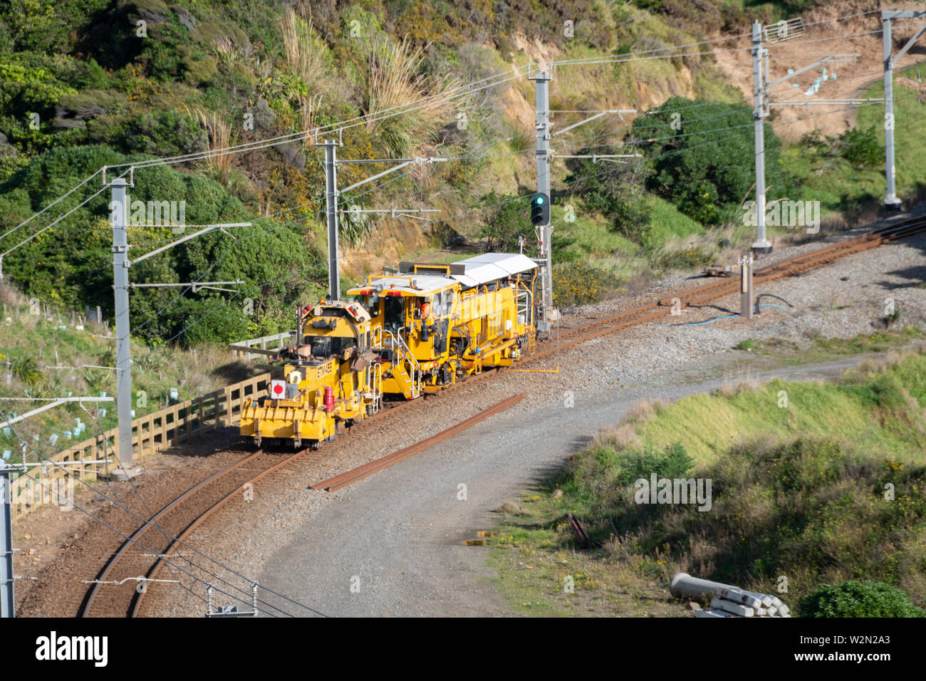 Railroad track maintenance hi-res stock photography and images - Alamy