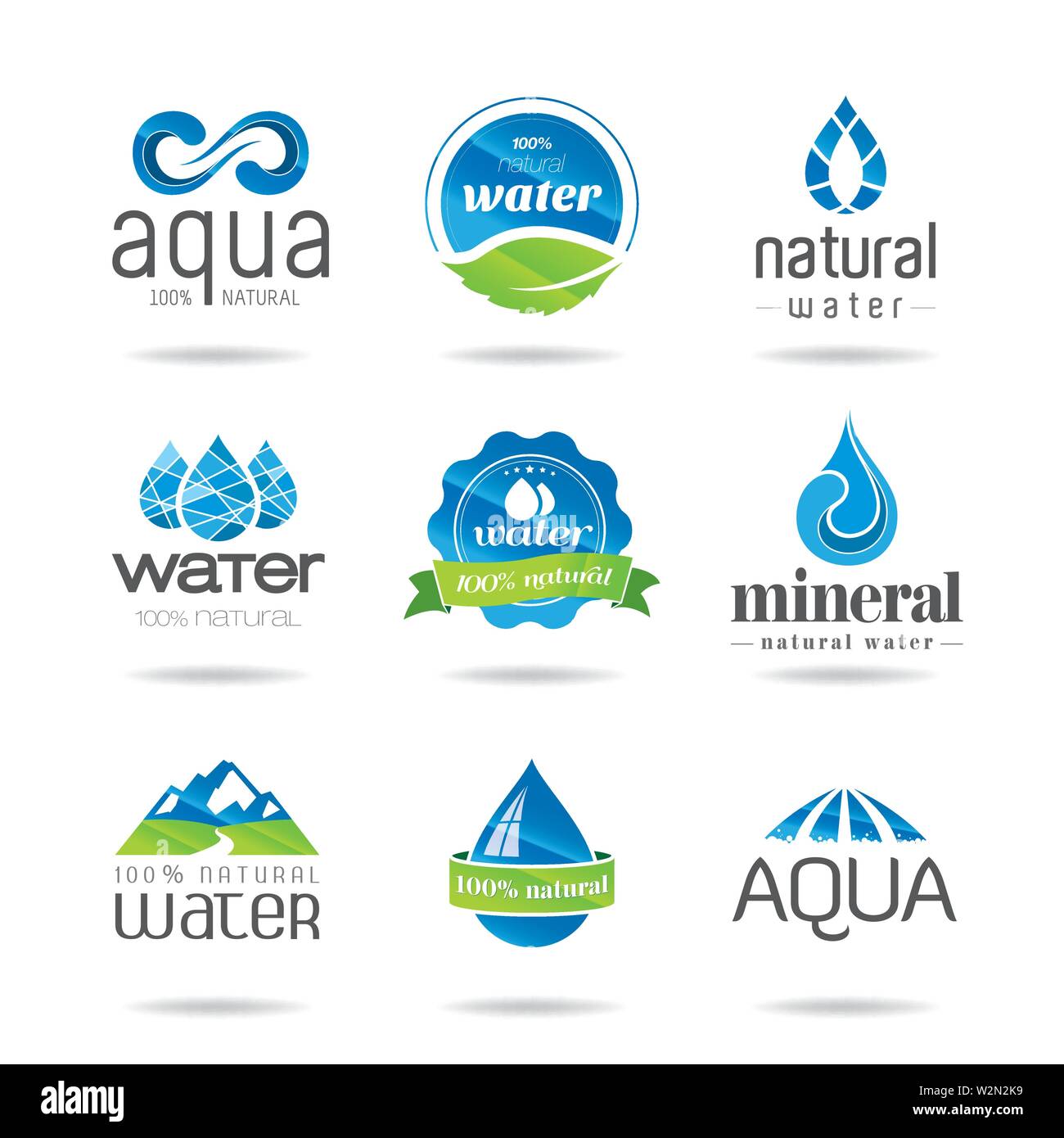Water icon set Stock Vector Image & Art - Alamy