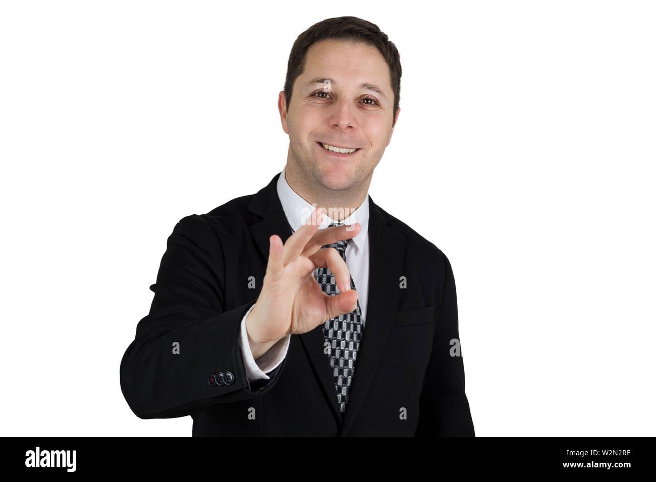 Man suit sign hi-res stock photography and images - Alamy