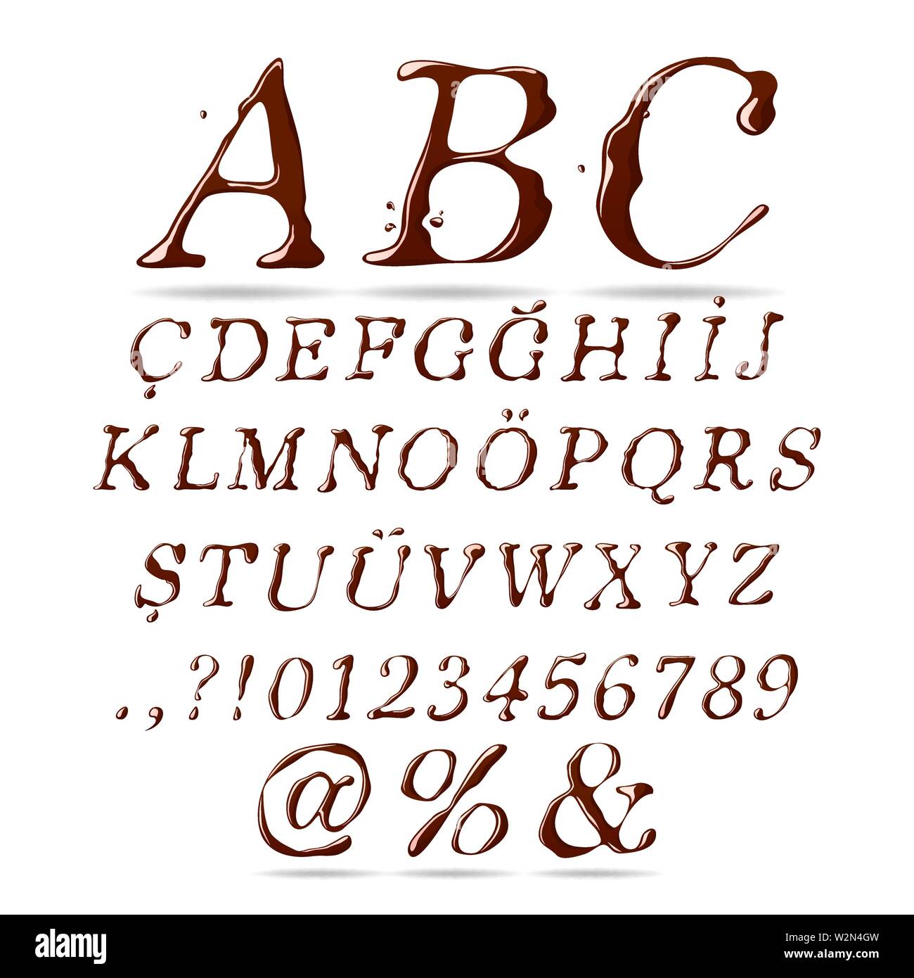 Playful children children chocolate hi-res stock photography and images ...